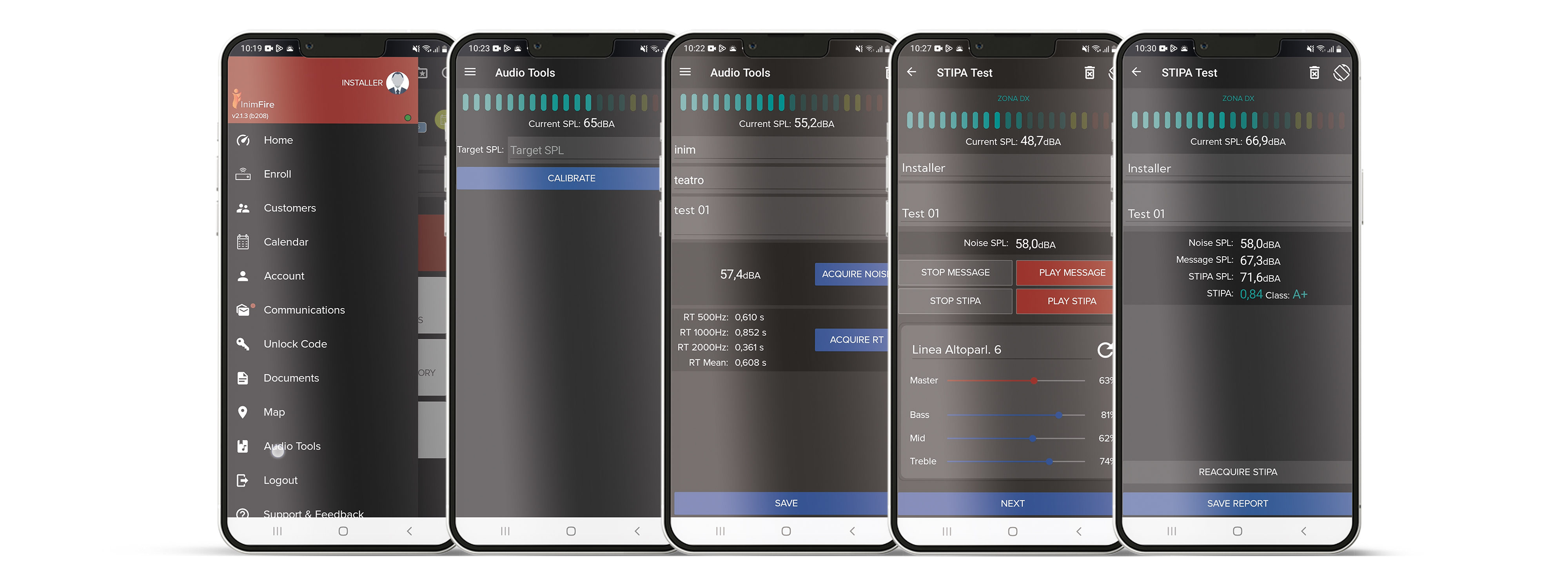 App Inim Fire - Tool Audio